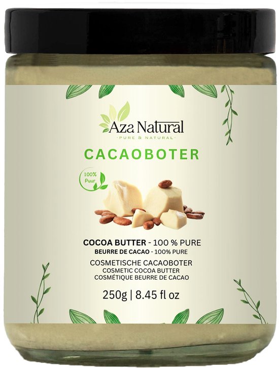 Cacaoboter 100g – 100% Natuurlijke Raw Cocoa Butter – Onbewerkt ...