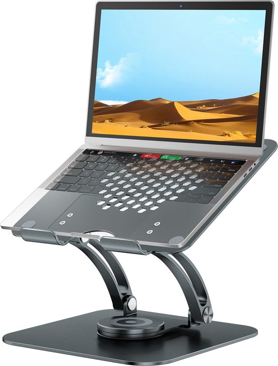 Inovra ® Laptopverhoger met Ergonomische Verstelbaarheid en 360 ...