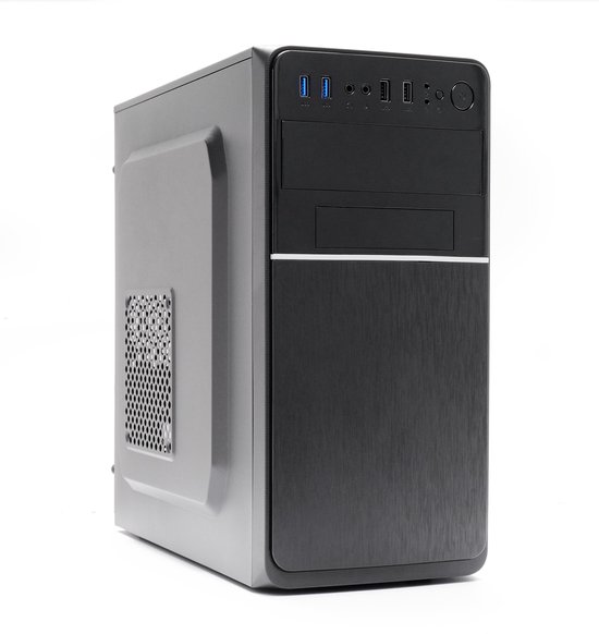 Micro-ATX Tower PC Behuizing USB2.0/3.0 - Zwart | bol