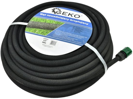 GEKO Soaker slang - 50m - Waterbesparend - Flexibel gebruik - Voor lage ...