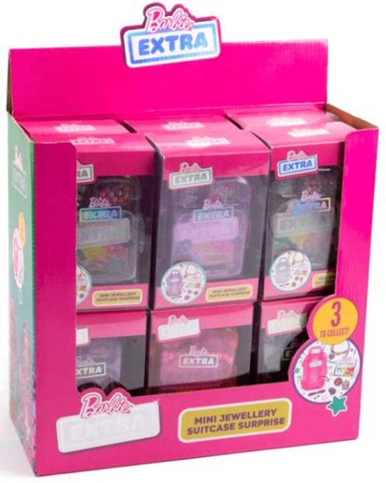 BARBIE MINI SUITCASE JEWELLERY SURPRISE - 3 ASSORTED. | Games | bol