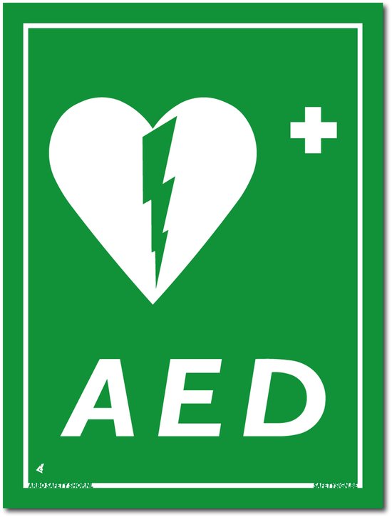 AED bord - Bord 300 x 400 mm - (Forex) | bol