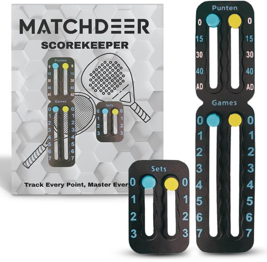 MATCHDEER Scorekeeper - Scorekeeper Padel en Tennis - Padel ballen ...