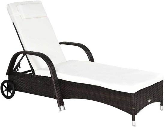 Zonnebed luxe - Zwart - verstelbaar ligbed - zonnebedden ligbedden ...