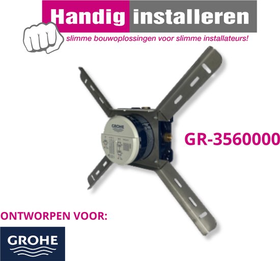 Handig Installeren - Mal Universeel - Ontworpen voor Grohe GR-3560000 ...