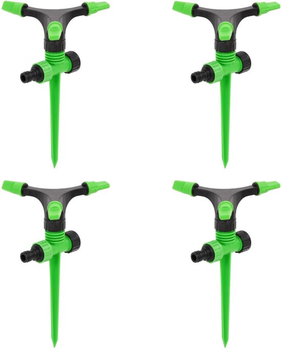 FIONERA Sproeiers 4 st 16x13,5x25,5 cm ABS en PP groen en zwart | bol