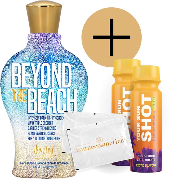 Devoted Creations - Beyond the Beach + 2 Your Sun Shots + 2 Verfrissingsdoekjes | bol