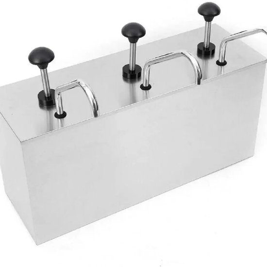 Pompe distributrice BellissiBo® - Pompe - Sauce - Inox - 3 Pompes ...