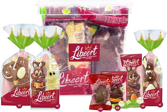Libeert paasfiguren mix - chocolade paasfiguren - ambachtelijke ...