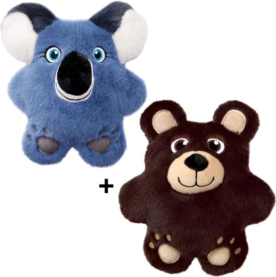 Combideal - Kong Snuzzles Koala (22 CM) + Kong Snuzzles Bear (22 CM) | bol