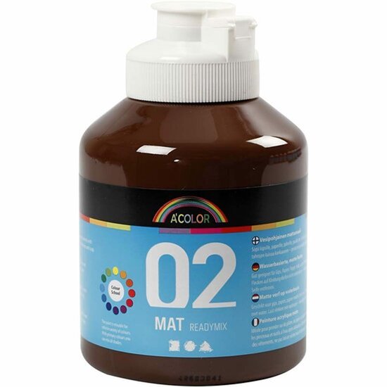 Acrylverf – Bruine Verf – Acrylaatverf – Acrylic paint – Hobbyverf ...