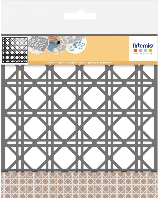 Ruit sjabloon 15x15 cm - Artemio | bol