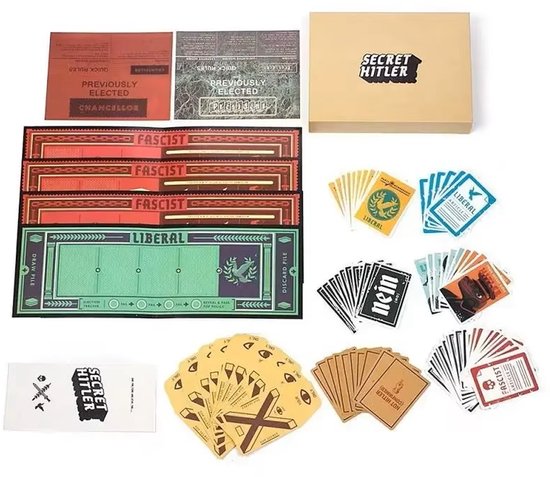 Secret Hitler - Secret Hitler Bordspel – Sociaal Deductiespel voor 5-10 ...