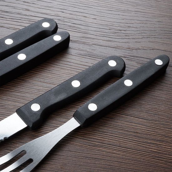 Bestekset voor Steaks en Hamburgers Edelstaal 8 delig - Steakmessen ...