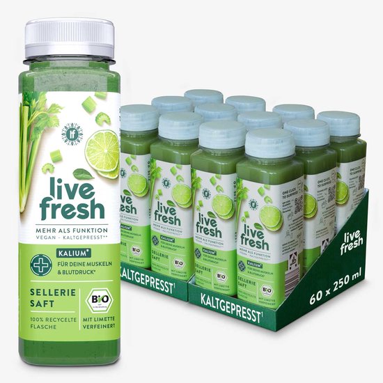 LiveFresh BIO Sellerie Kur – 2 oder 4 Wochen | bol