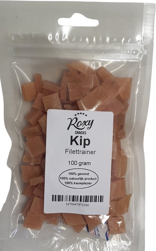 Roxy - Hondensnacks - Kip - Trainers - 100g - Hypoallergeen - Gedroogd ...
