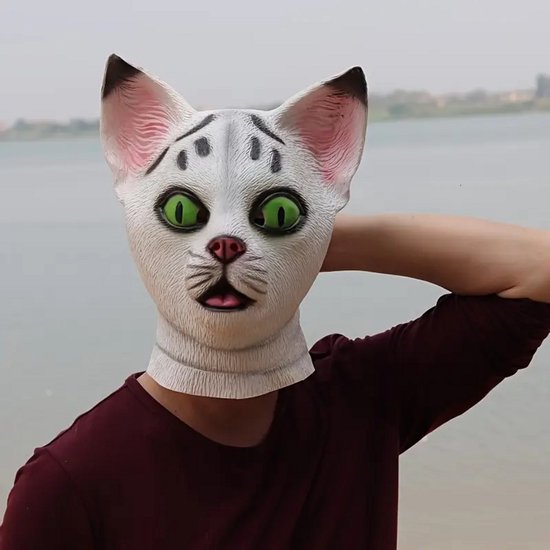 Kat masker - Poes masker - Dieren Masker - Grappig Masker - Poezen ...