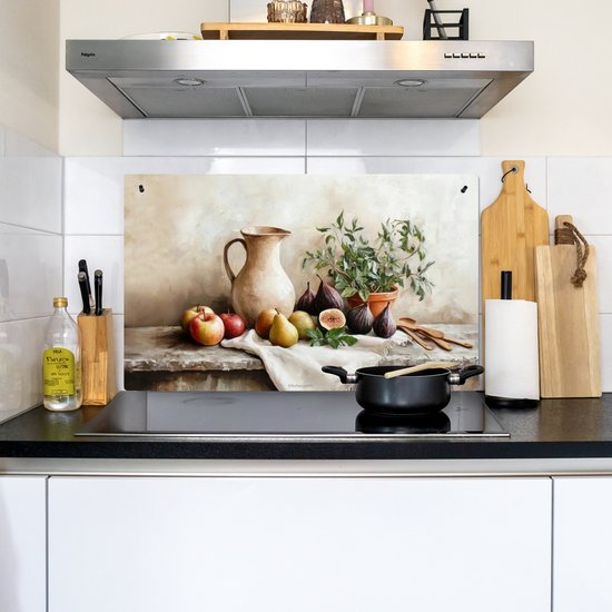 KitchenYeah® Inductie beschermer 91.6x52.7 cm - Fruit - Kruiden ...