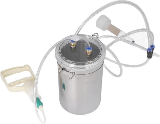 Handmatige roestvrijstalen melkmachine 2 liter - geiten melkmachine ...