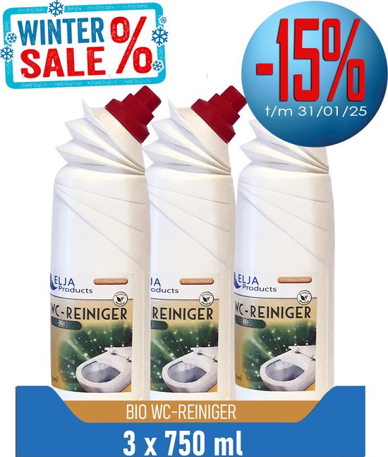 Voordeelverpakking 3 x 750ml | Elja Bio Wc-reiniger | bol