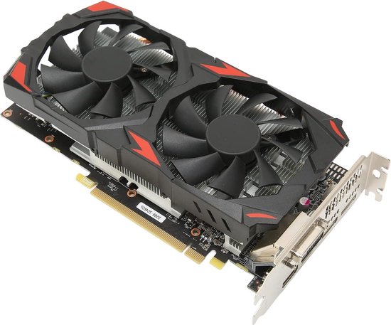 Grafische kaart RX 580 8GB GDDR5 256 bit videokaart voor gaming-pc Dual ...