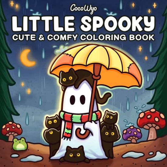 Little Spooky Kleurboek - Coco Wyo Kleurboek - Griezelig Schattige ...