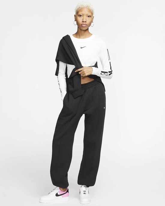Nike - Women's Sportswear Essential Collection Fleece Pants Black M | bol