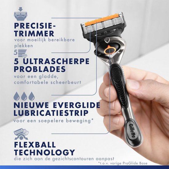 Gillette Fusion5 Proglide Scheermesje Voor Mannen - 16 stuks | bol