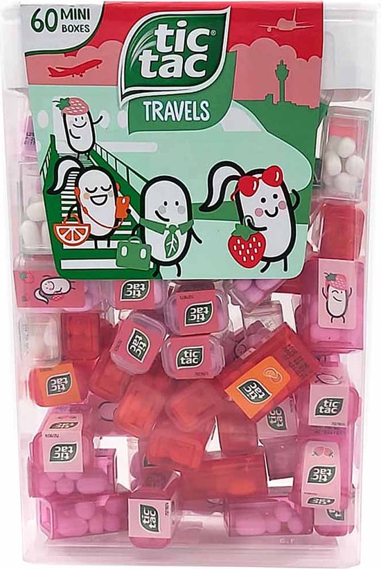 Tic Tac Limited Edition Fruit Mini Box 60x3,8g= 228g | bol