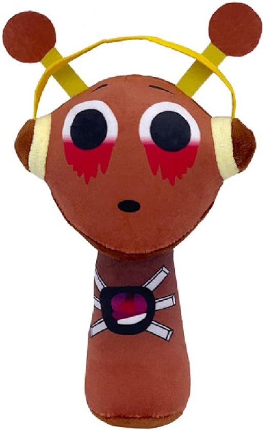 Topknuffels® - Oren Horror Sprunki Pluche Knuffel 20 cm – Brown Bruin ...