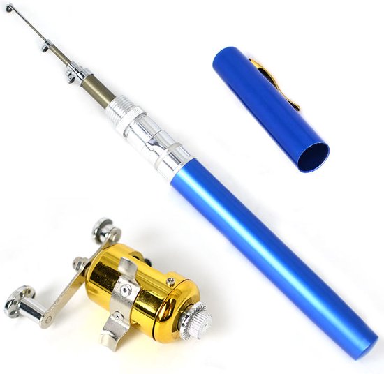 Pocket Size Vishengel Inclusief Molen - Werphengel - Telescopisch ...