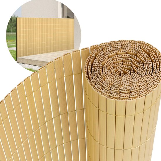 Balkonscherm PVC Tuinscherm Hekwerk voor Buiten Balkonbekleding van PVC ...