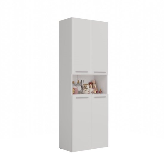 Badkamerkolom Nel 2K/DK WIT | bol