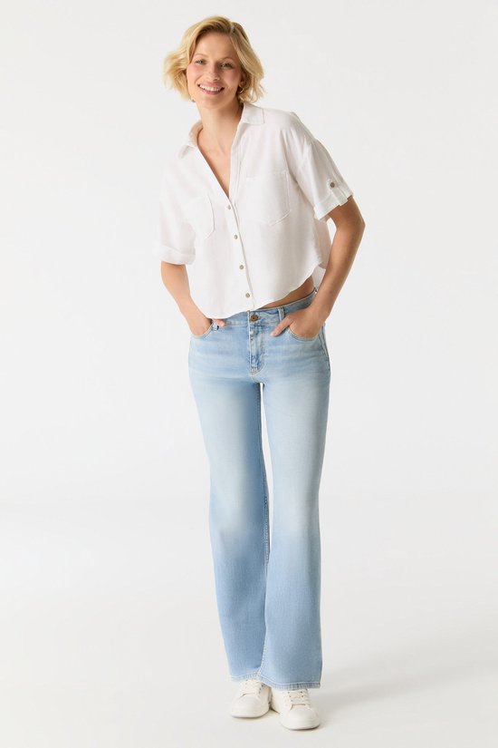COJ - Nova - Wide Straight Jeans - Light Blue | bol