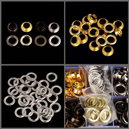 Metalen oogjes set van 140 stuks 5/16 inch 8 mm voor schoenen kleding ...