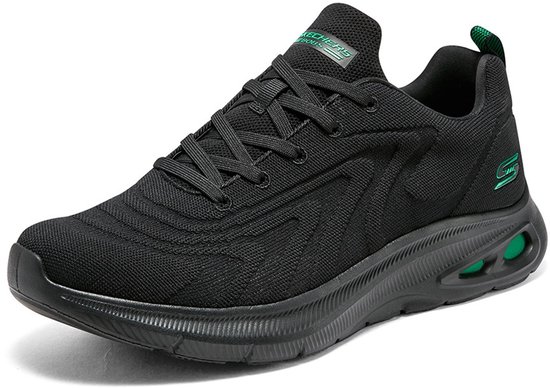 Skechers BOBS UNITY SLEEK REVIVE herensneaker 118075 BBK zwart | bol