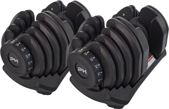 PH Fitness Verstelbare Dumbbells Set 40KG - 2 STUKS - Verstelbare Smart ...