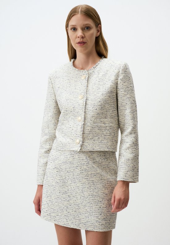 Jimmy Key Tweed Minirok Met Franjezoom | bol