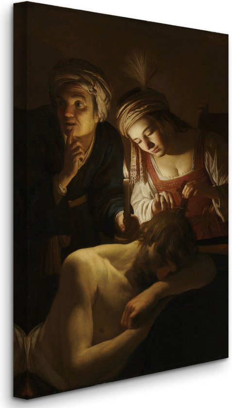 Gerrit van Honthorst - Samson and Delilah - Simson en Delila (1616) - 3 ...