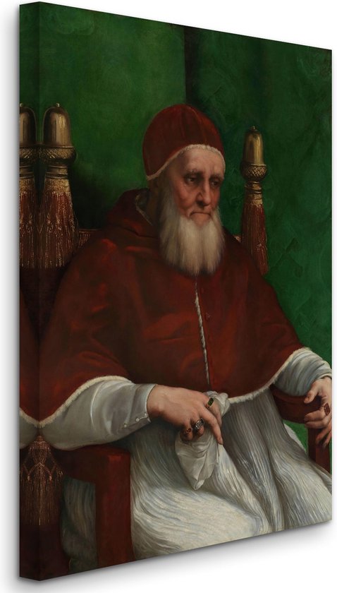 Raphael - Portrait of Pope Julius II - Portret van paus Julius II (1511 ...