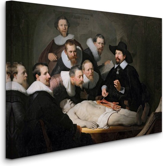 Rembrandt - The Anatomy Lesson of Dr Nicolaes Tulp - De anatomische les ...
