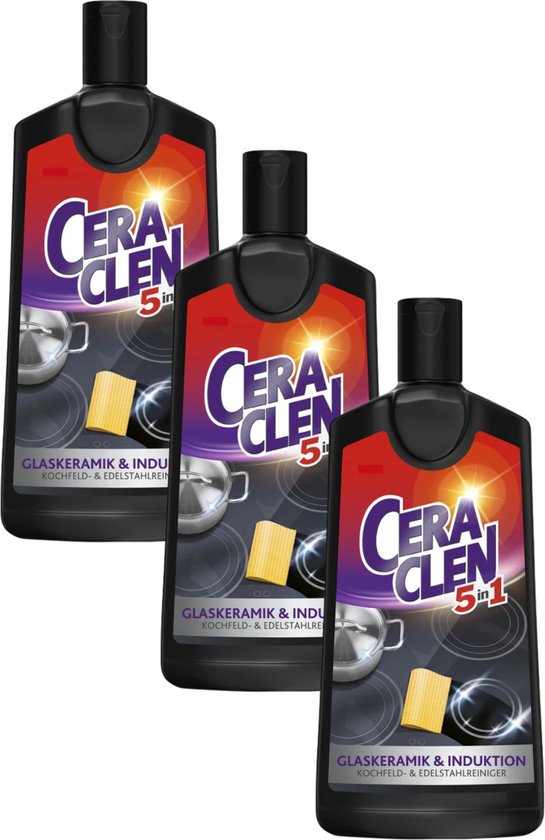 Ceraclen 5-in-1 - Keramische reiniger & verzorger - 3x 200 ml - Cerafix ...