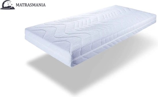 Matrasmania - 90x200 - Hotel matras - 20cm - HR koudschuim - afritsbare ...