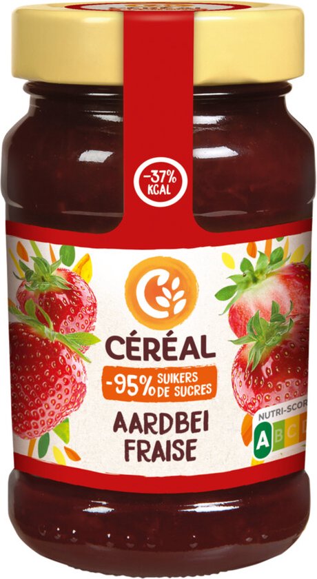 Céréal Jam Aardbeien - 270 gr | bol