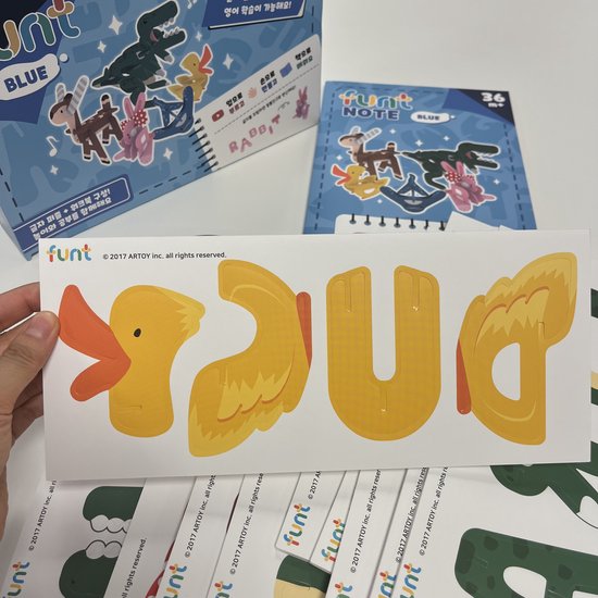 ARTOY, The Joy of Letters, Funt (Yellow) [Korean Products] | bol