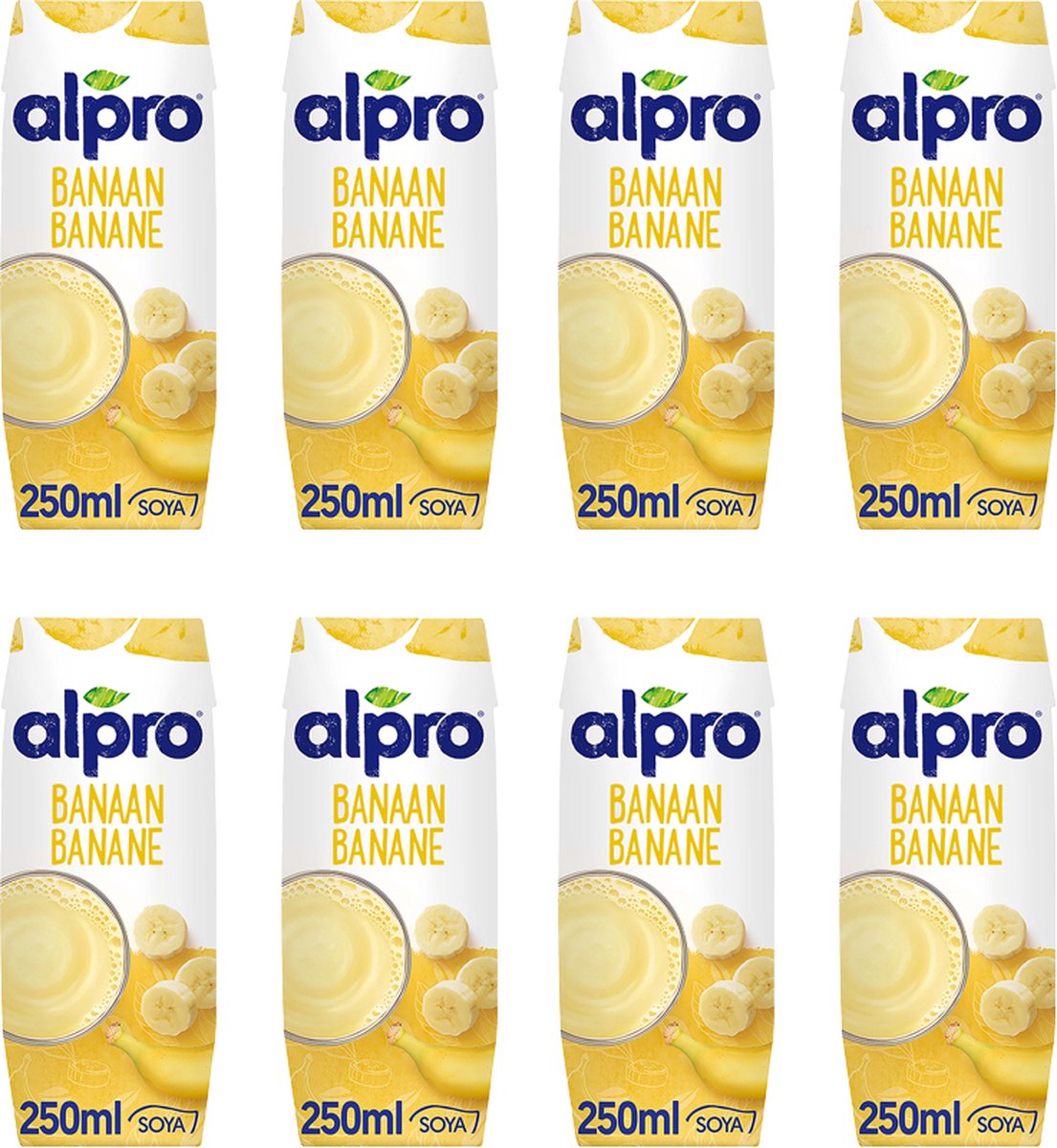 Alpro Banaan Sojadrink - 250ml x 8 | bol