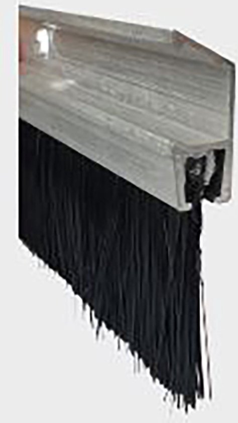 MacLean Aluminium Tochtprofiel Deurafdichting met Borstel - 50mm x 1m ...