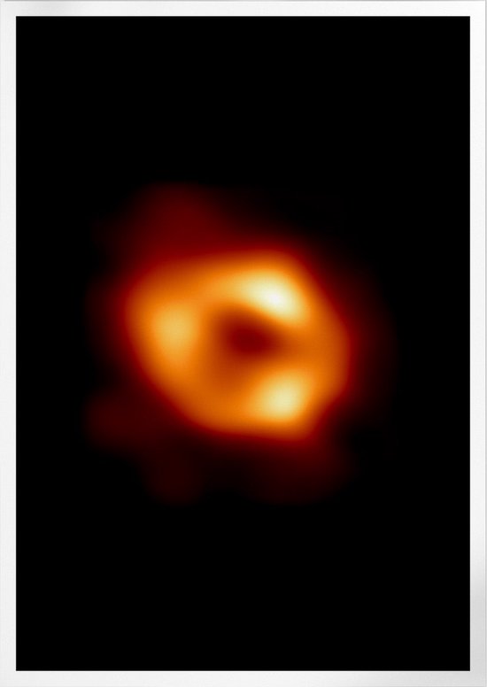 First Image Of Our Black Hole | Space, Astronomie & Ruimtevaart Poster ...