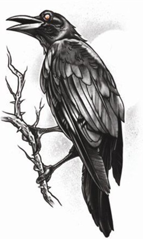 Goth Tattoos - Neptattoo The Raven Raaf | bol