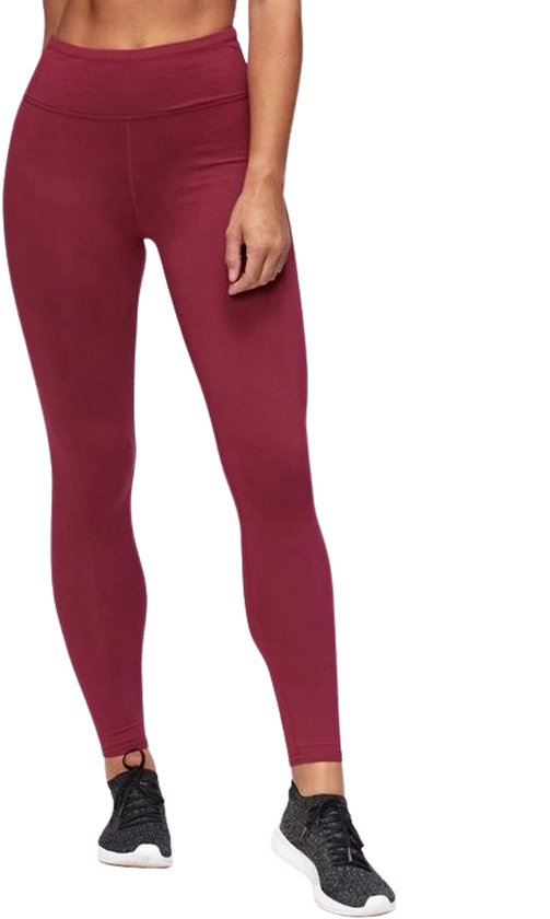 Premium kwaliteit Dames Thermo Fleece Legging - Rood - Maat L/XL | bol